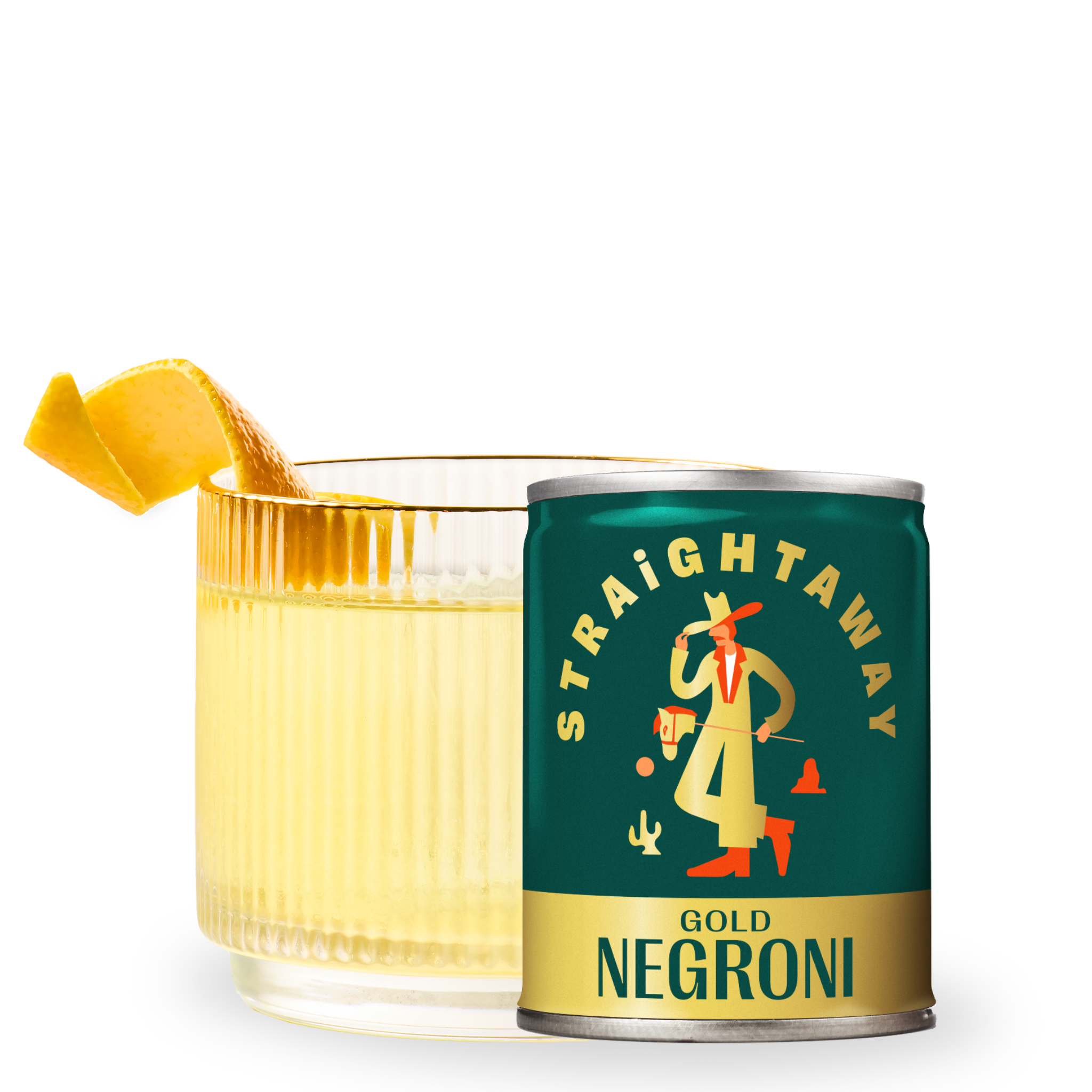 Gold Negroni – Straightaway Cocktails